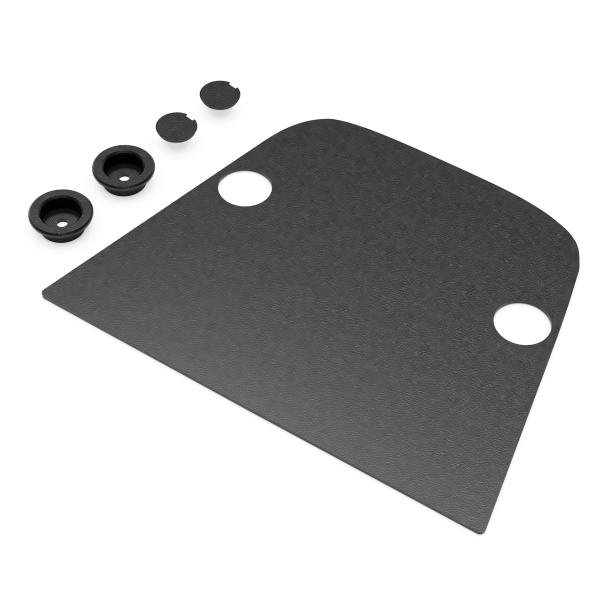 Dash Tray Mat Kit for 2013-2019 Ford Police Interceptor Sedan Taurus ...