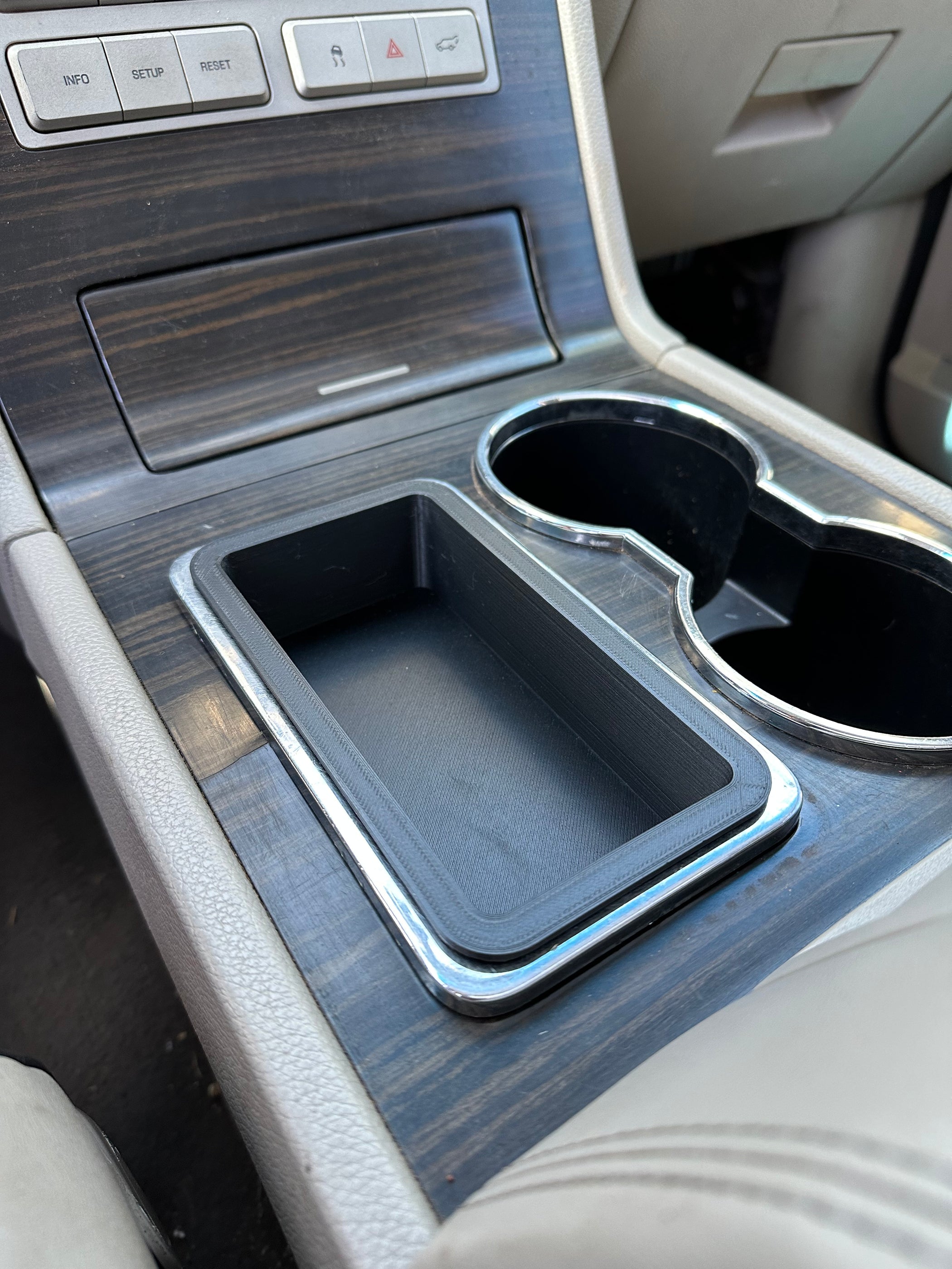 2007-2017 Ford Expedition Center Console Filler Pocket Insert — 3Dub200